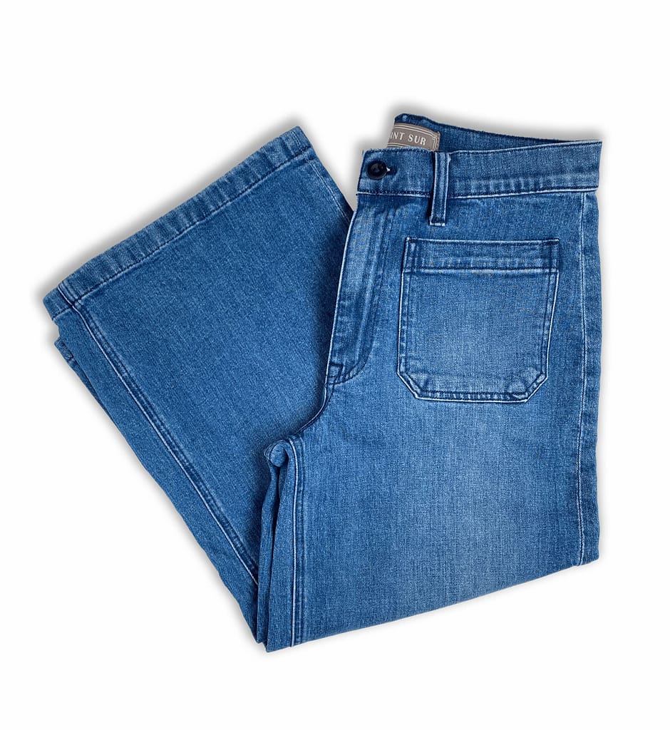 Vintage J.Crew Point Sur Wide Leg Crop Jeans | Capra & Quail